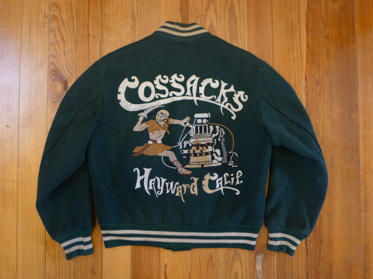 1950’S “Cossacks” Wool Car Club Jacket – Basecamp Vintage & Archives